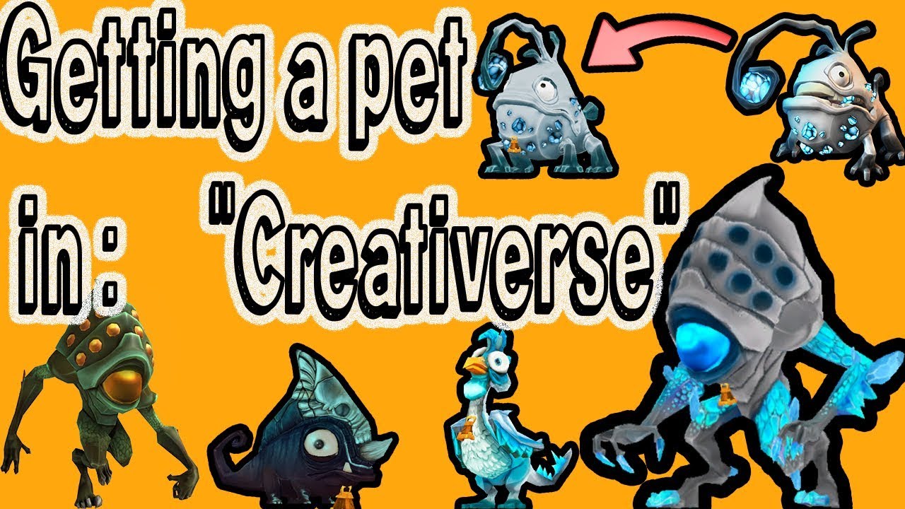Creativerse How to get a pet 💯 - YouTube