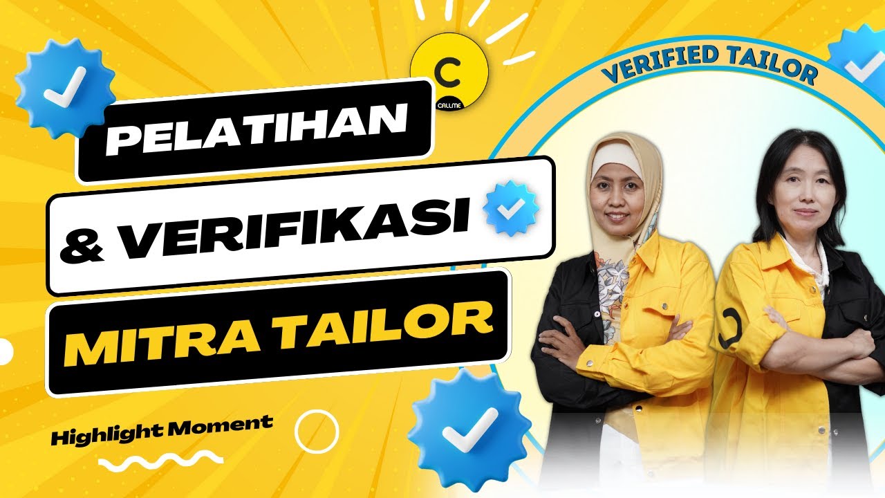 Pelatihan & Verifikasi Mitra Tailor Callme - YouTube