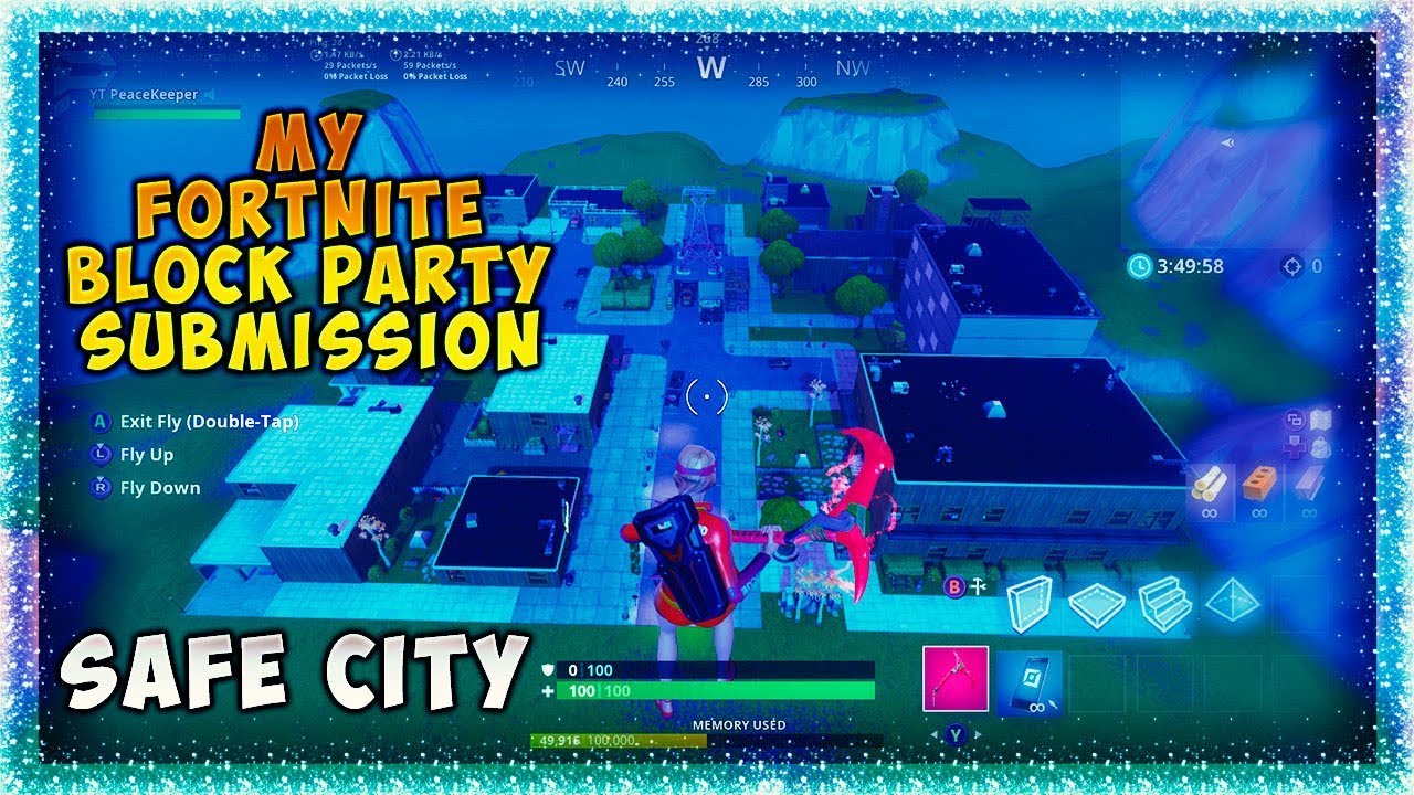 #FortniteBlockParty *SAFE CITY* (25x25 Memory Used less than 50,000 ...