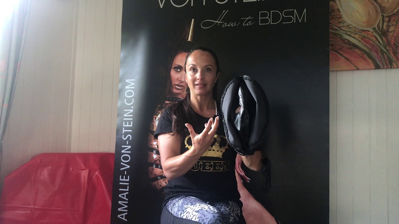 A great isolation mask with zip for sensory deprivation fun! - YouTube