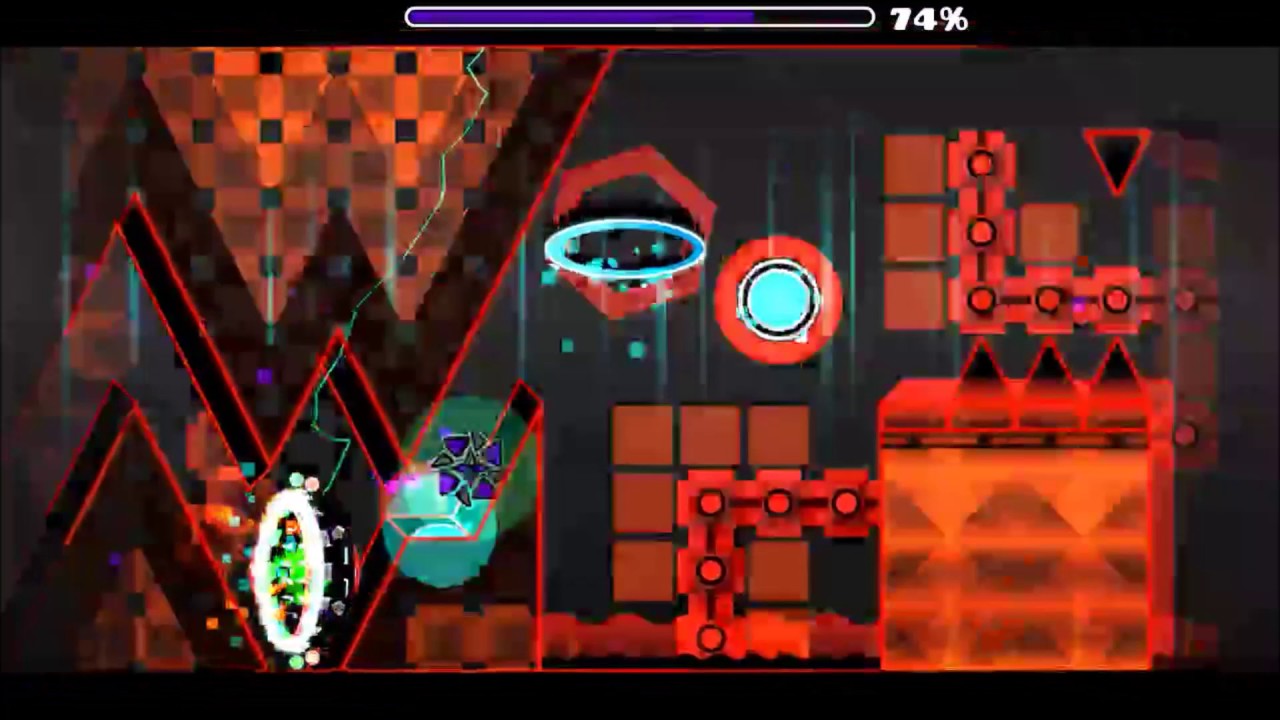 Geometry Dash - Cyber Chaos by Hinds - YouTube