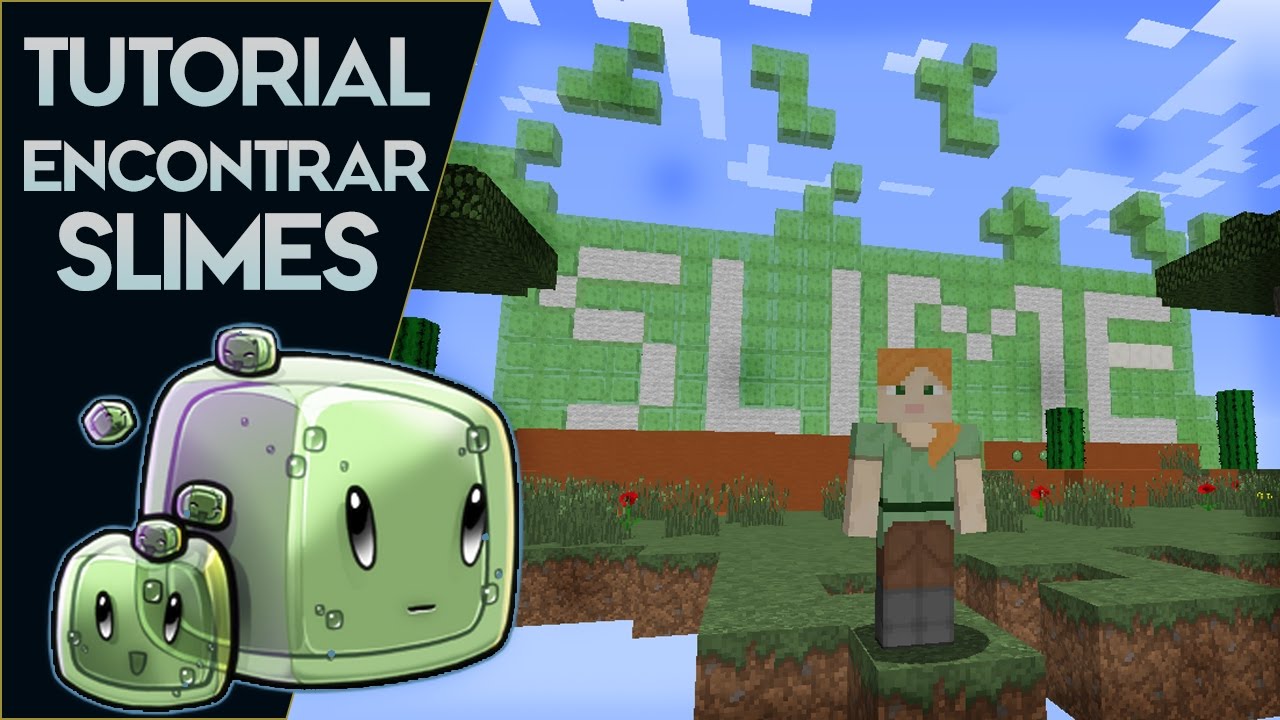 Tutorial cómo encontrar Slimes | Minecraft 1.10 - YouTube