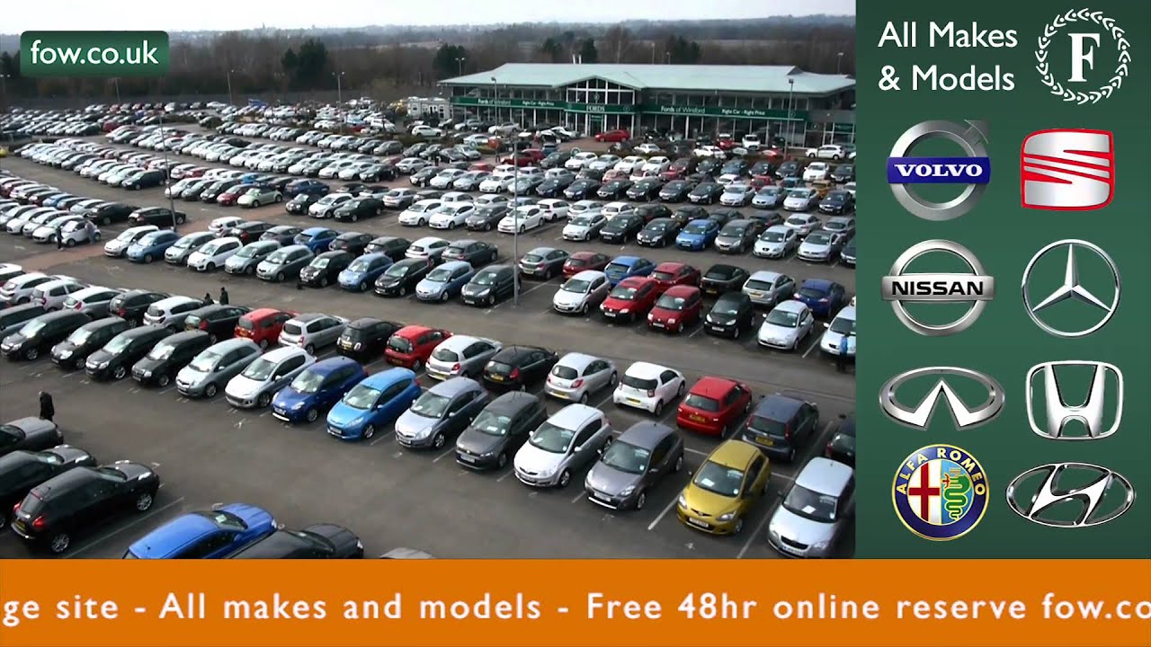 Welcome to Fords of Winsford 1,500 Car Supermarket - YouTube
