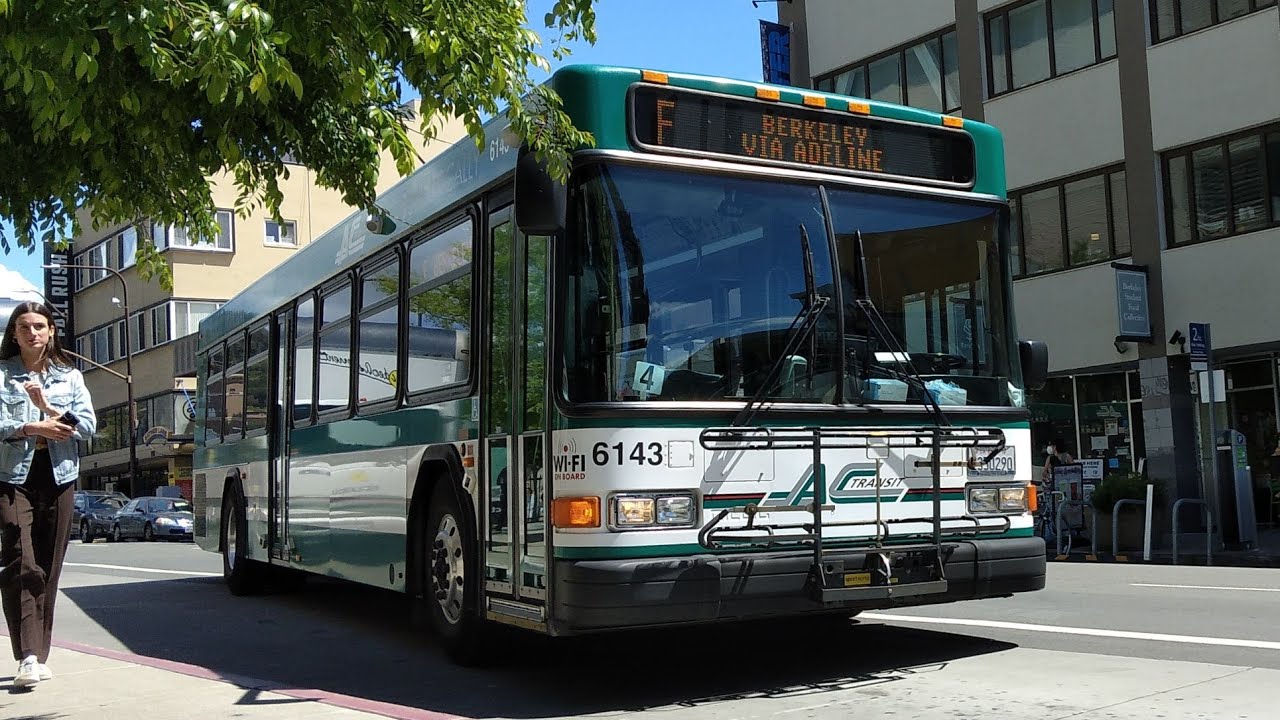 AC Transit 2014 Gillig Low Floor 40' 6143 on Line F - YouTube