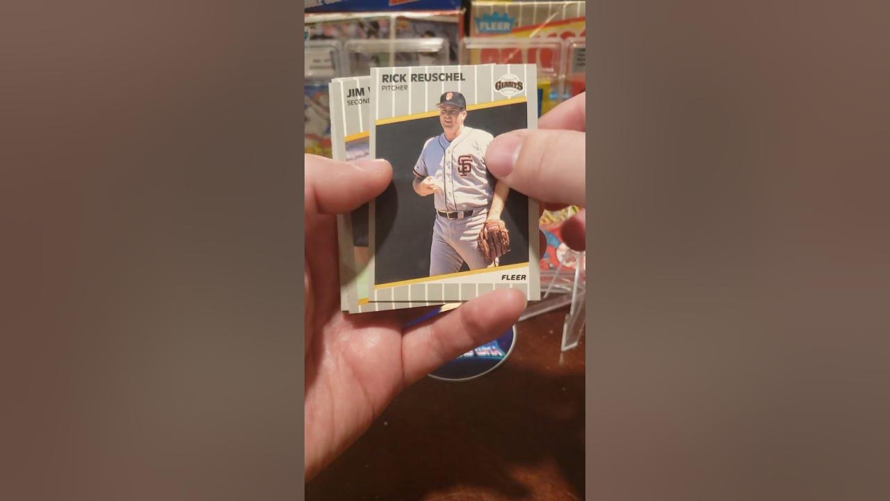 1989 Fleer Baseball Cards Wax Pack Opening. Looking For Naughty Bats! # 