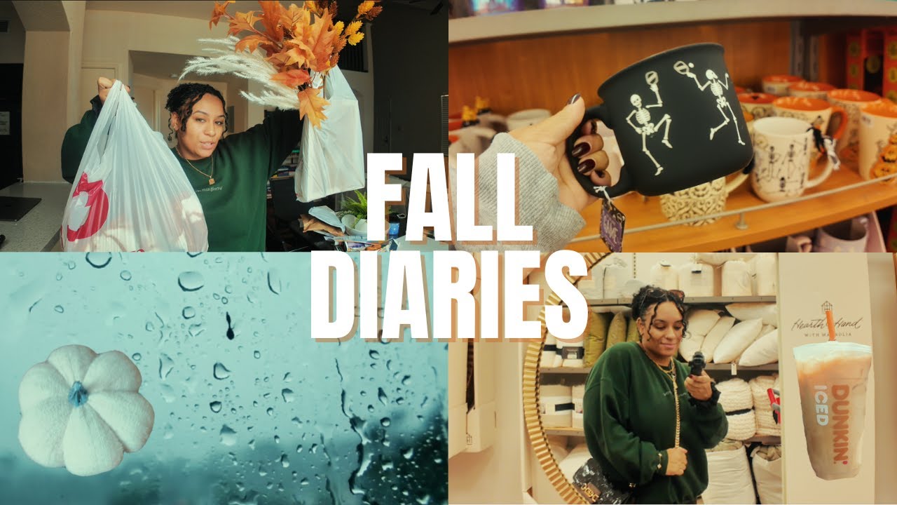 Fall Diaries | Cozy Week Preparing For Fall, Decor Shopping ...
