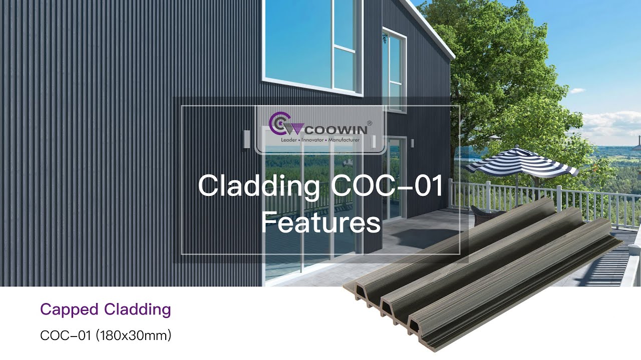 COOWIN® Capped Composite Cladding COC-01 - YouTube