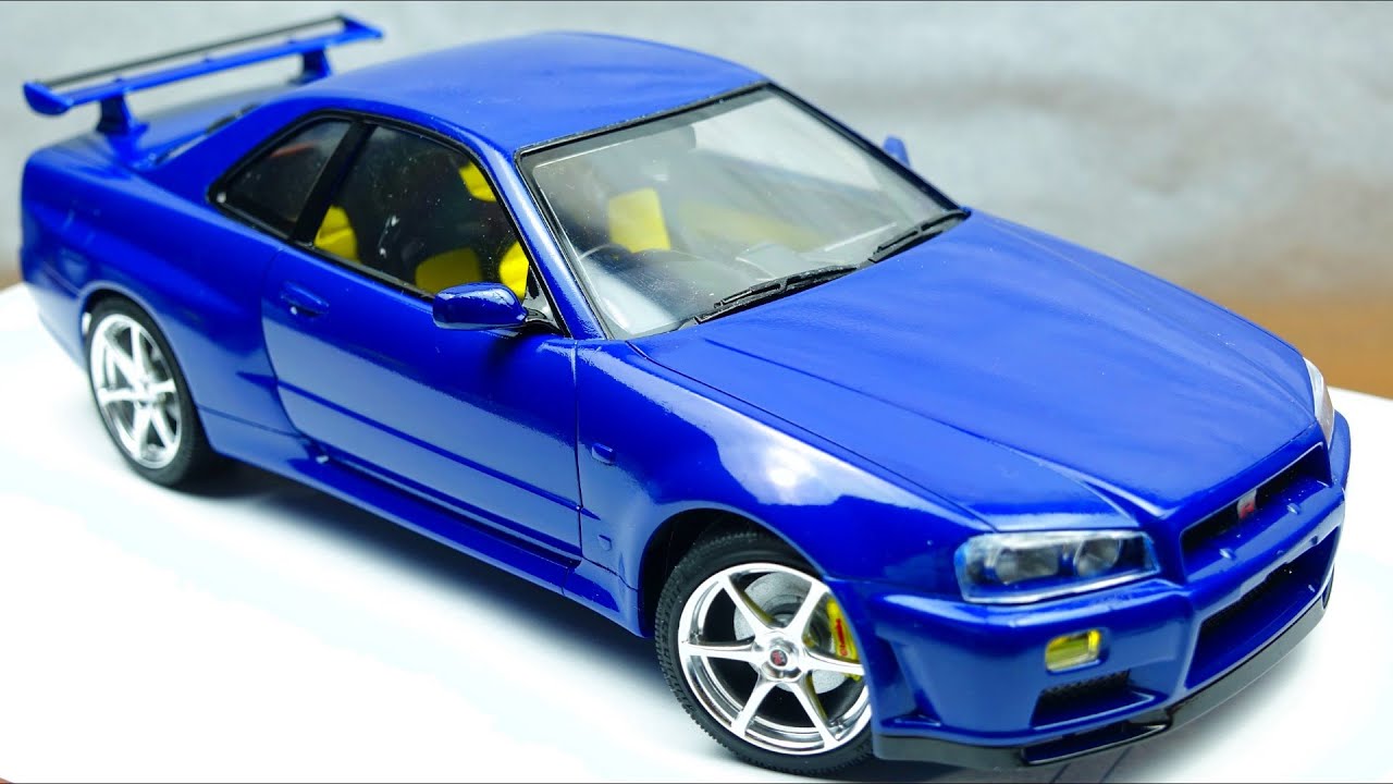 Restoration abandoned Super Realistic Nissan GT-R rebuilding Model Car ...