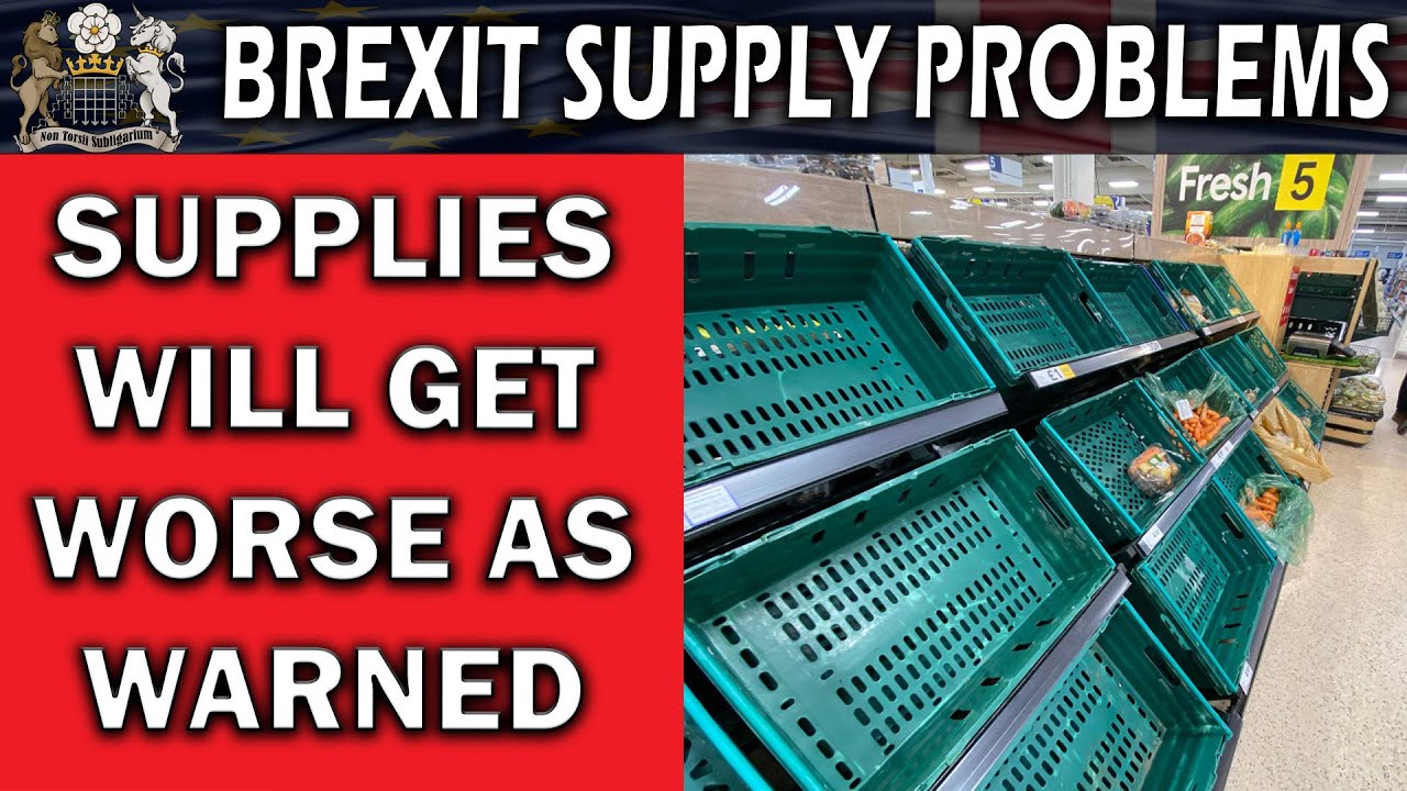 Brexit Shortages Are Getting Much Worse - YouTube