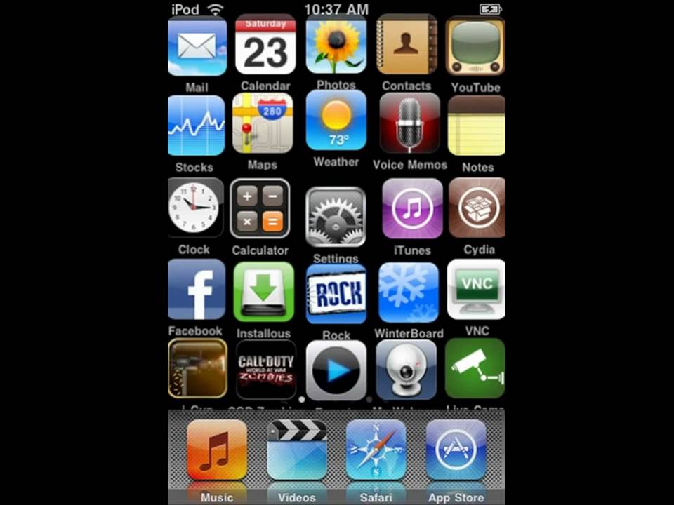How to get a 5x5 springboard on an iPod touch - YouTube
