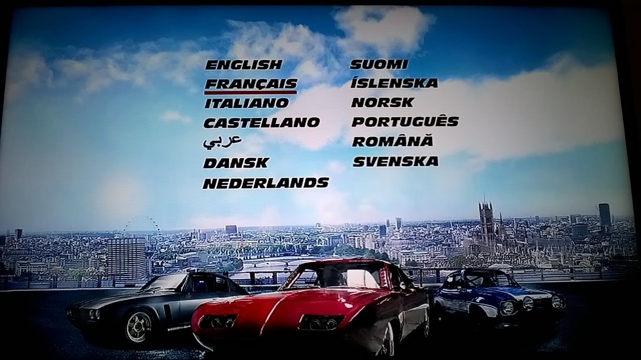 Menu DVD: Fast & Furious 6 - YouTube