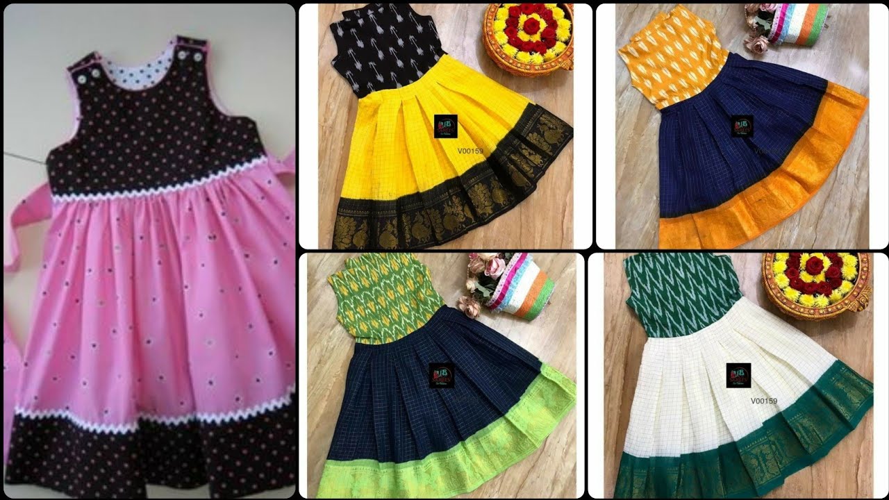 winter latest Kids frock designs | cotton frak designs/ jhabla frock ...