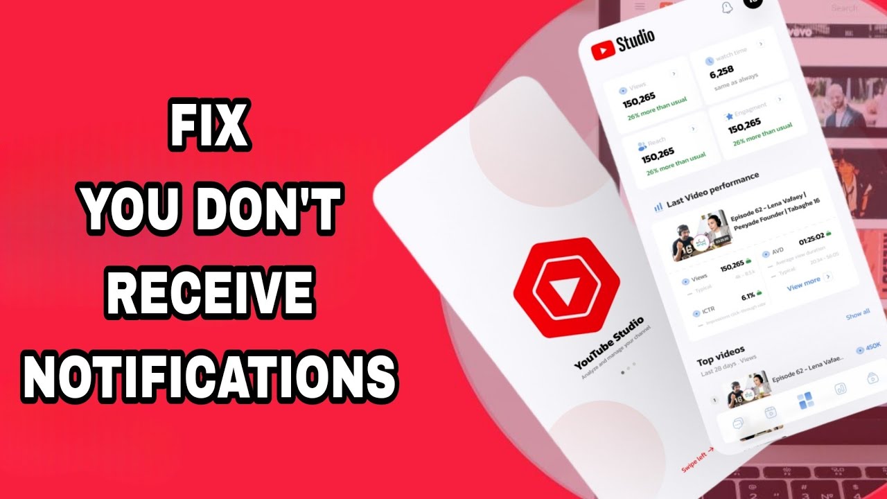 How To Fix And Solve Youtube Studio Don't Receive Notifications | Final ...