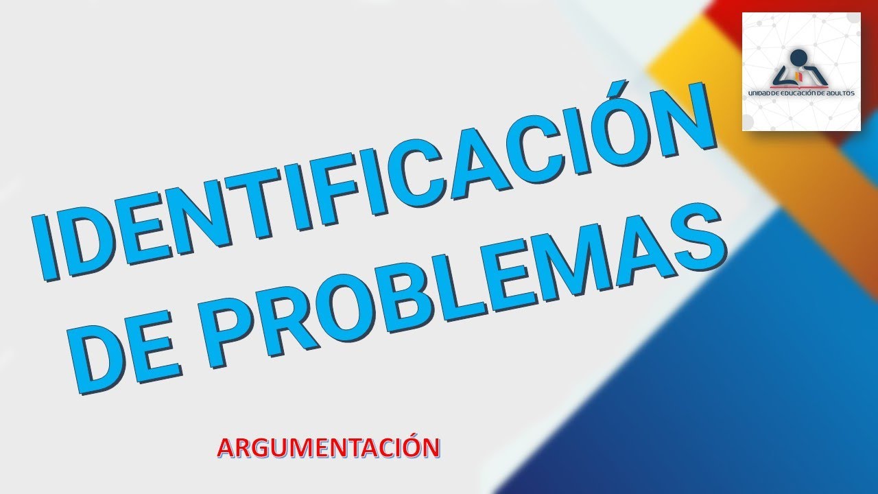IDENTIFICACIÓN DE PROBLEMAS - YouTube