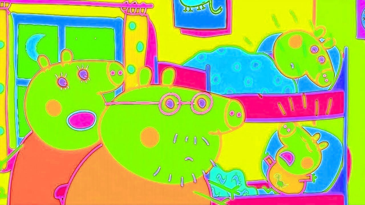George Pig Crying In Bed | Peppa Pig Video Different Effects - YouTube
