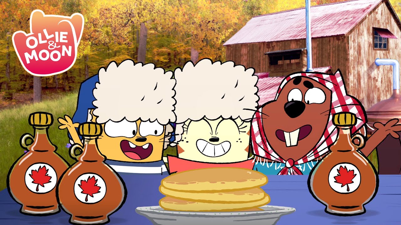 Maple Syrup Mayhem! 🍁🥞 | Ollie and Moon English | Full Episodes | 1H ...