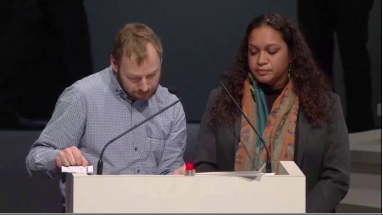Murrawah Johnson speaks at Siemens 2020 annual general meeting - YouTube