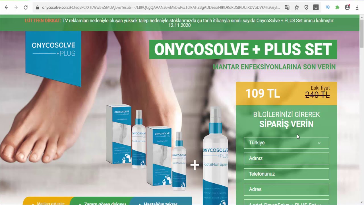 Onycosolve +Plus Set - Turkey - remove the problem of foot and toenail ...
