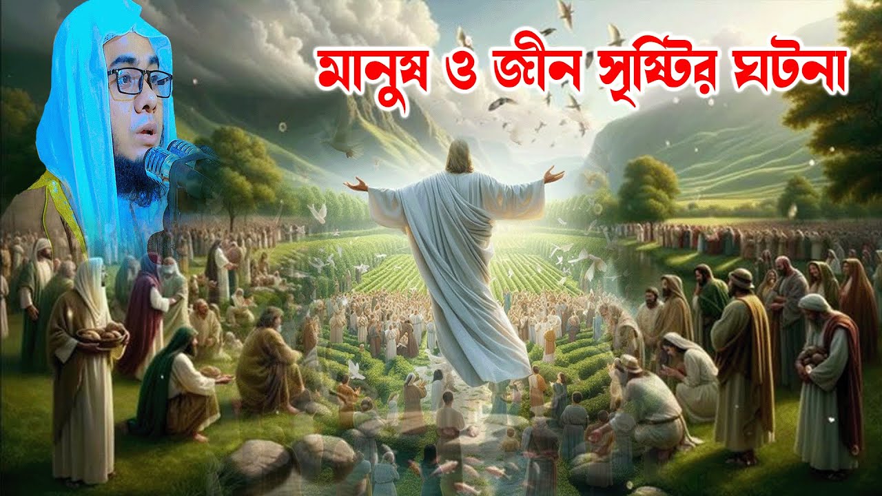 মানুষ ও জীন সৃষ্টির ঘটনাmufti shahidur rahman mahmudabadi new holy waz tv 24 - YouTube