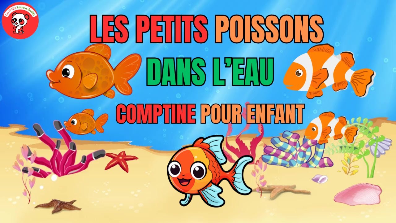 Les Petits Poissons dans l’Eau | Chanson pour Enfants Joyeuse et ...
