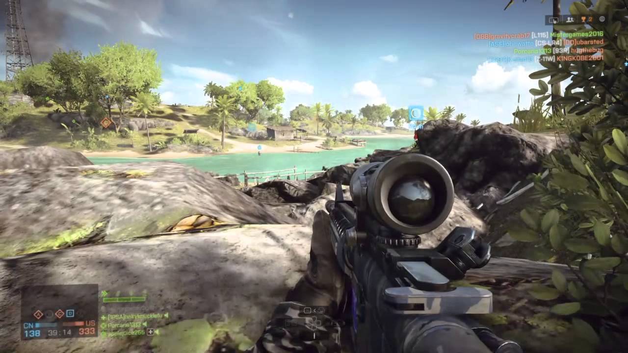 Bf4 hc map M16A4 - YouTube