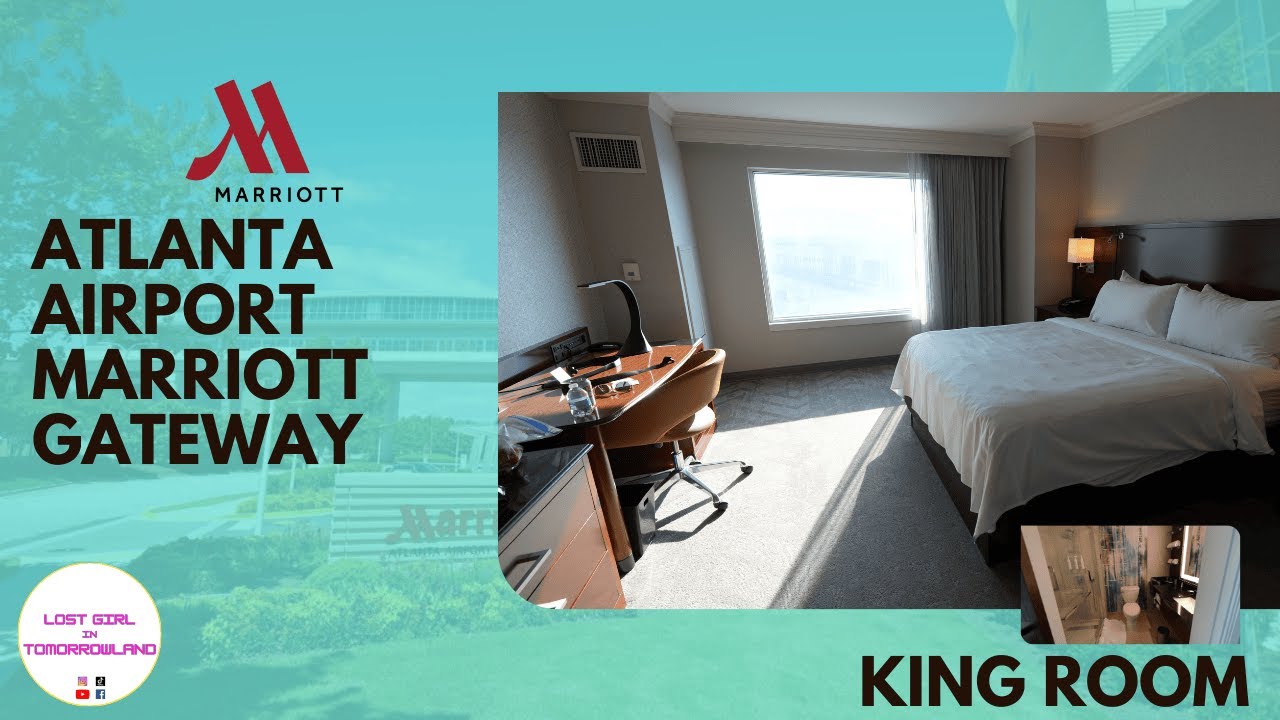 Atlanta Airport Marriott Gateway Full Tour & Honest Review - YouTube