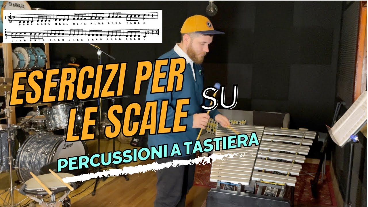 Esercizi per le scale su percussioni a tastiera - YouTube