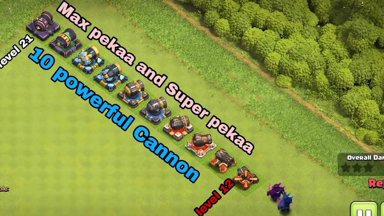 Clash of Clans Epic Battle - Max Pekka and Max Super Pekka vs. 10 ...