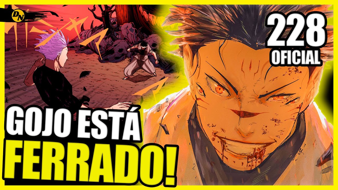 JUJUTSU KAISEN 228 OFICIAL - A Situação para o SATORU GOJO está ...