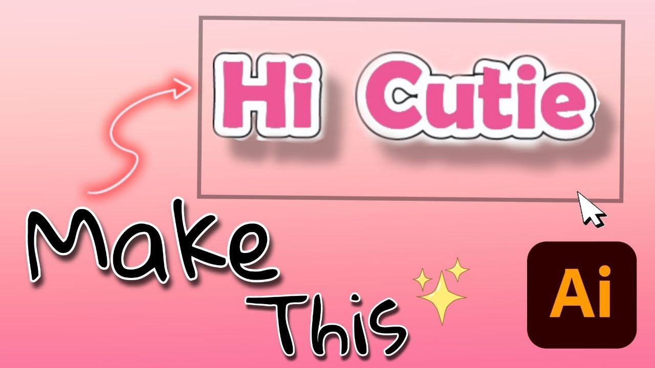 How To Create Custom Type Design in Illustrator | Typography ...