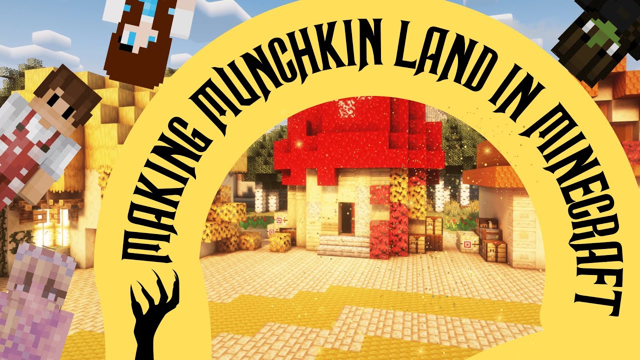 BUILDING MUNCHKIN LAND FROM WICKED IN MINECRAFT - PT.1 - YouTube