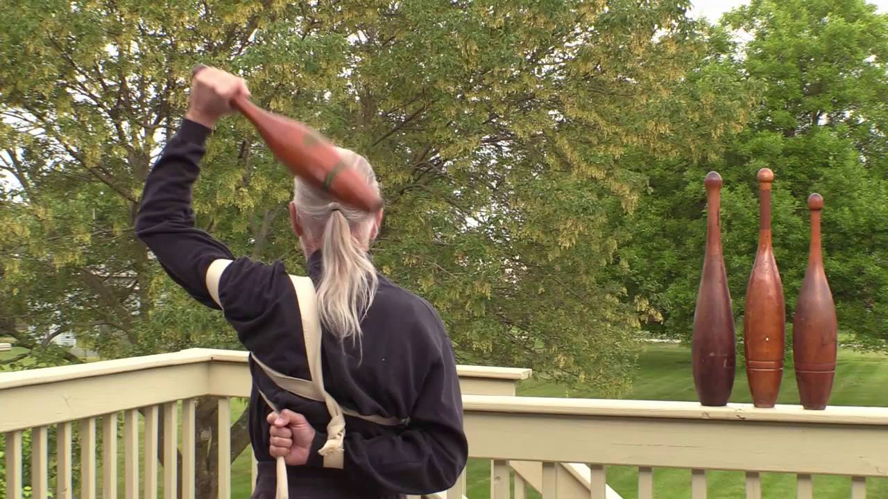 Indian Clubs for Shoulder Reconditioning 2 - YouTube