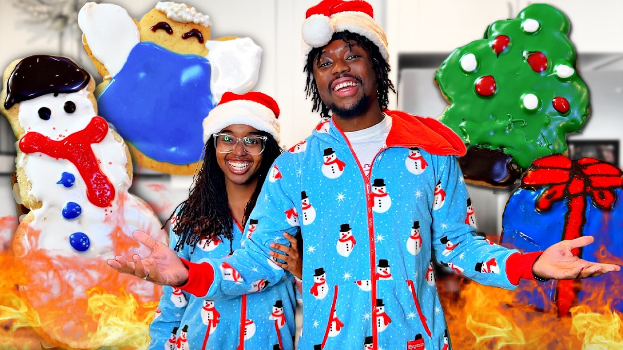 I Baked CHRISTMAS COOKIES With My Boyfriend - YouTube