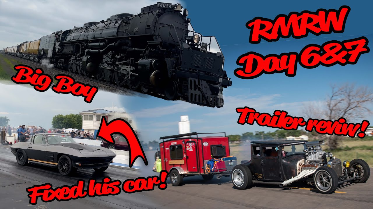Crazy fixes on the road, the largest steam locomotive in the world and ...