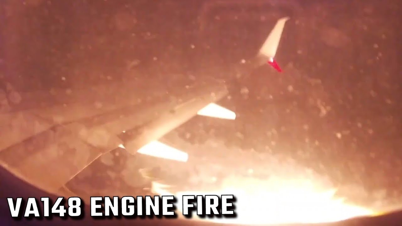 Virgin Australia VA148 Engine Flameout at Queenstown - YouTube