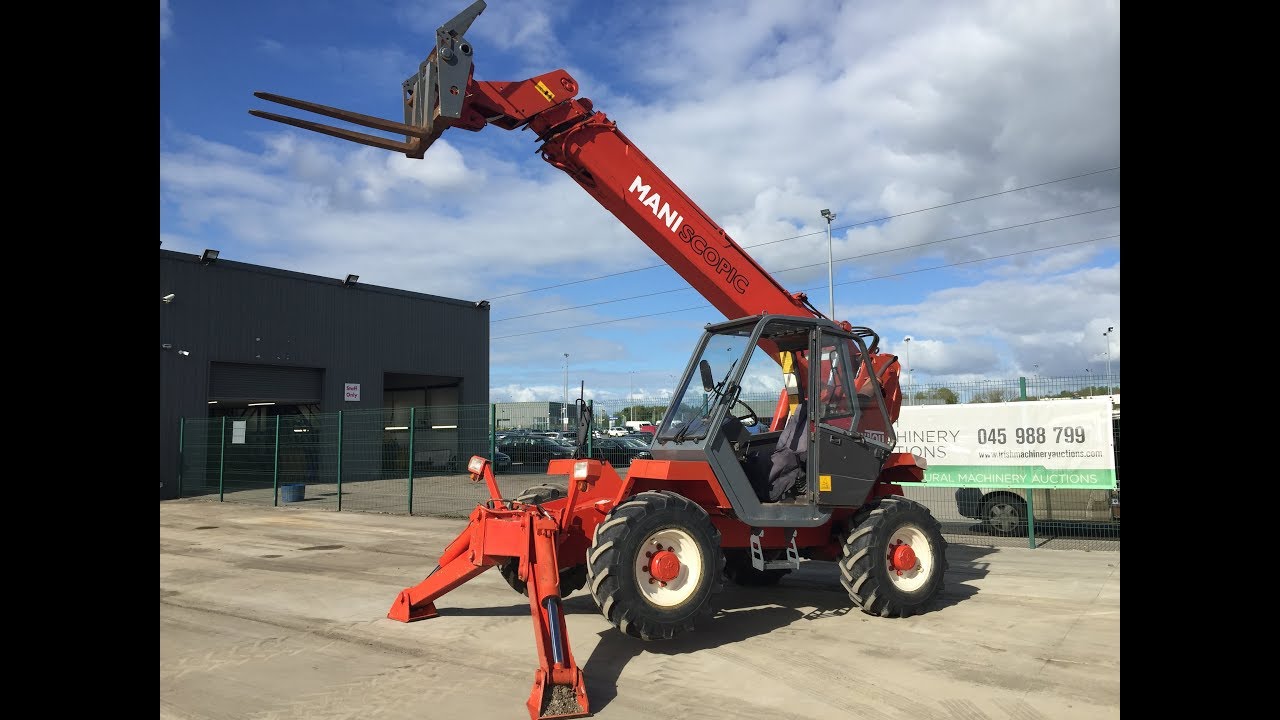 1998 Manitou 11 Meter Teleporter 6300Hrs c/w Forks & Bucket - YouTube