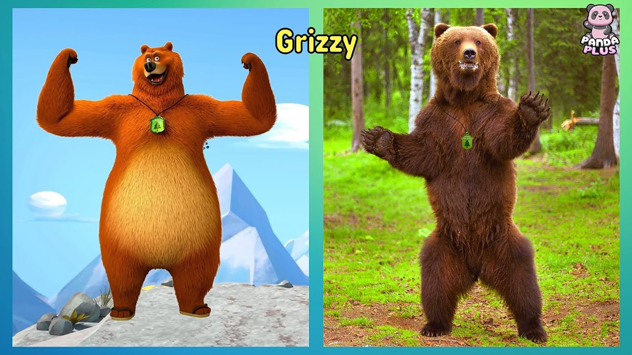 Grizzy and The Lemmings Characters In Real Life 2022 - YouTube