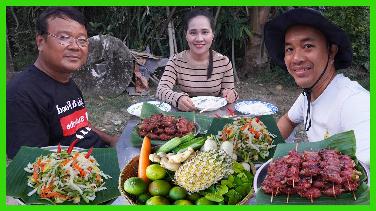 Special Ingredients Beef Grill - Family Recipe! Outdoor Dinner At Grand ...