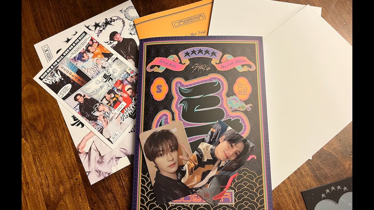 stray kids 5-star limited edition album unboxing (moderately chaotic ...