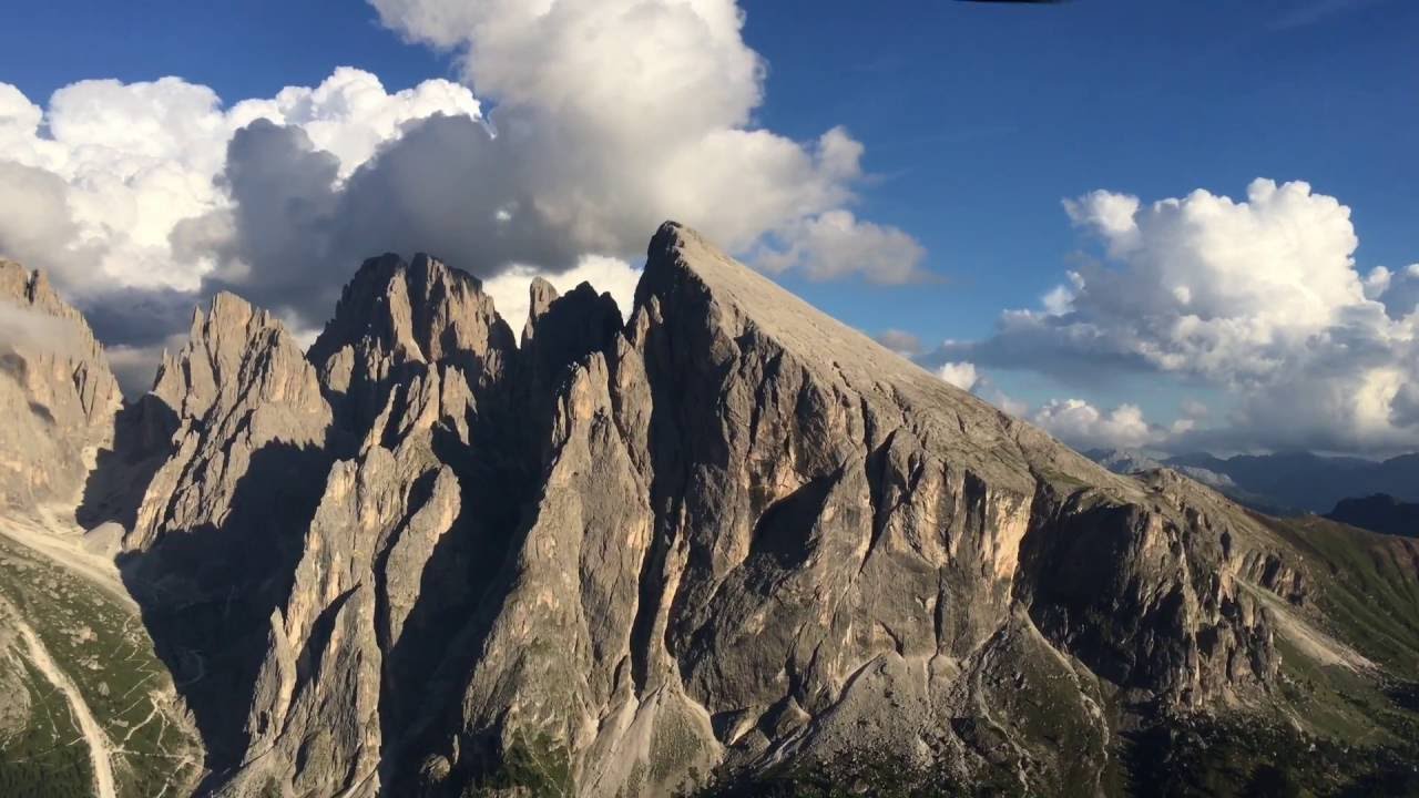 Fly Over the Dolomites - YouTube