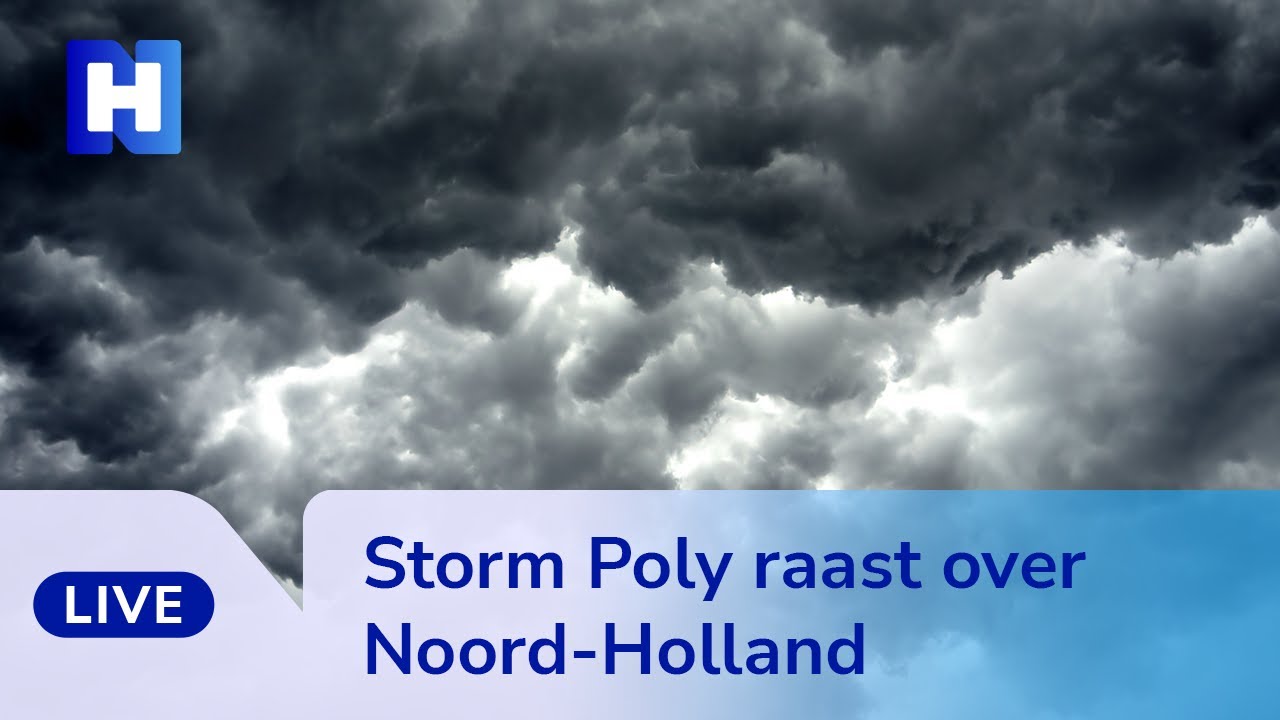TERUGKIJKEN 🔴 Storm Poly raast over Noord-Holland - YouTube