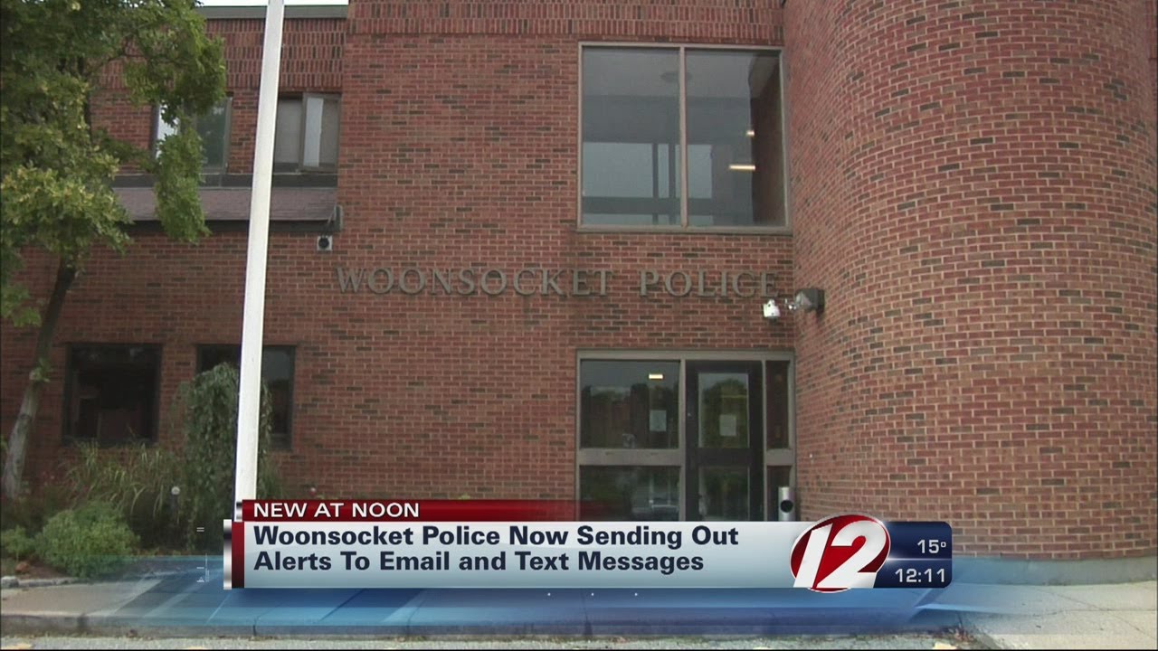 Woonsocket Police set up service to alert residents - YouTube