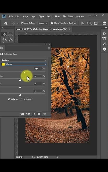 use selective color in photoshop - YouTube