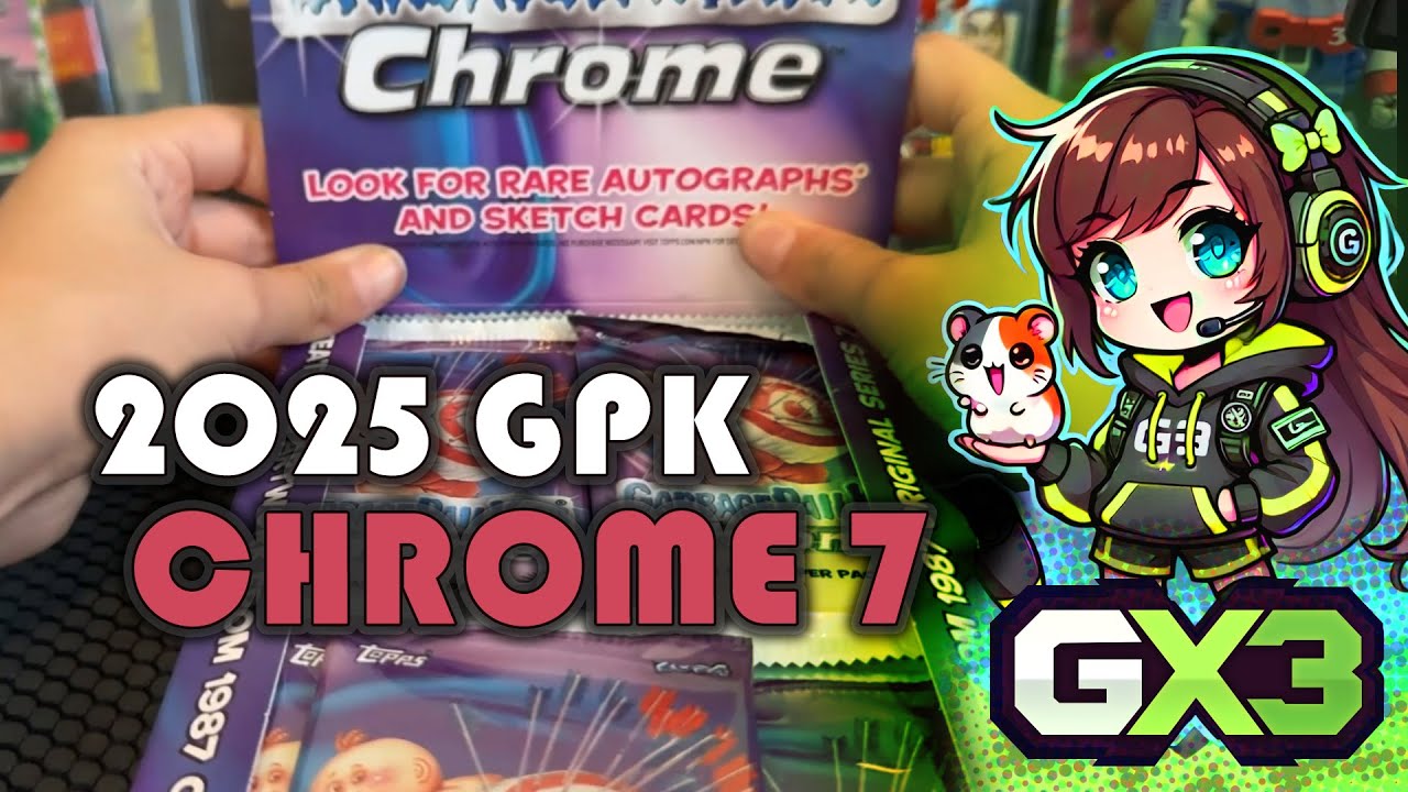 Gx3tv Garbage Pail Kids Chrome 7 - YouTube