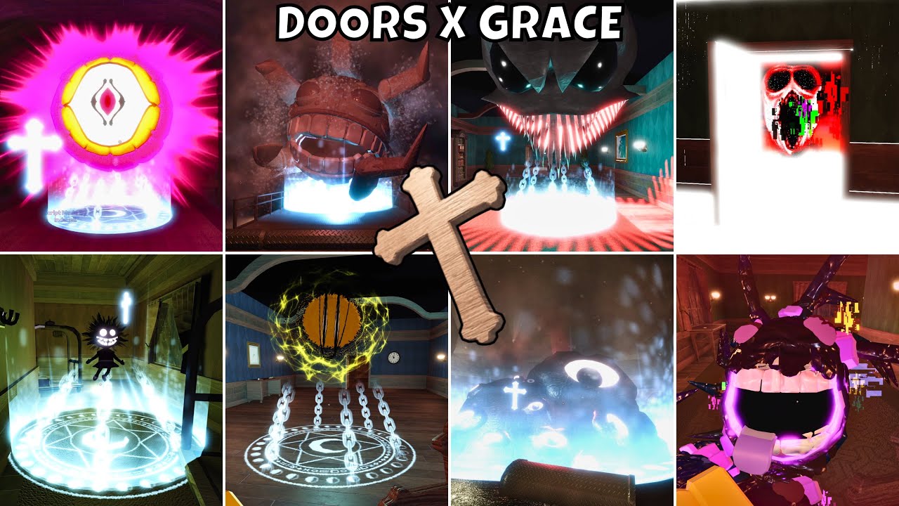 DOORS X GRACE Using Crucifix on All New Entities (Showcase) - YouTube
