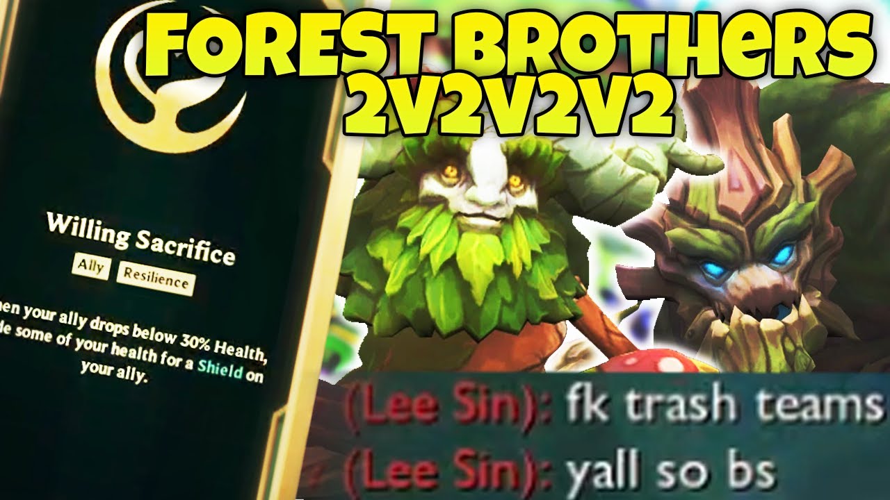OP TREES COMP 2v2v2v2 Arena - UNBEATABLE DUO? - League of Legends - YouTube