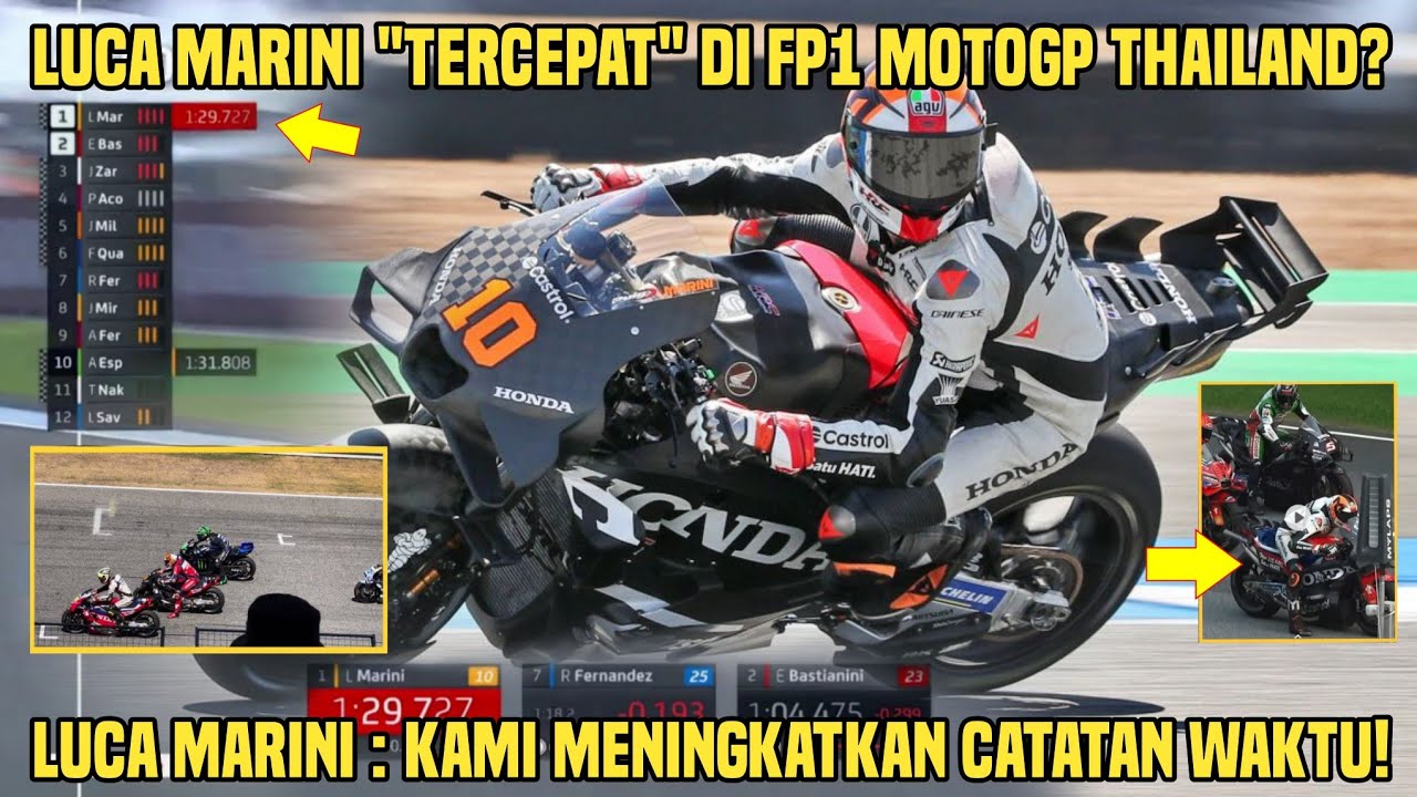Mengejutkan! Ducati Syok? FP1: Luca Marini Tercepat! Luca Marini : Kami ...