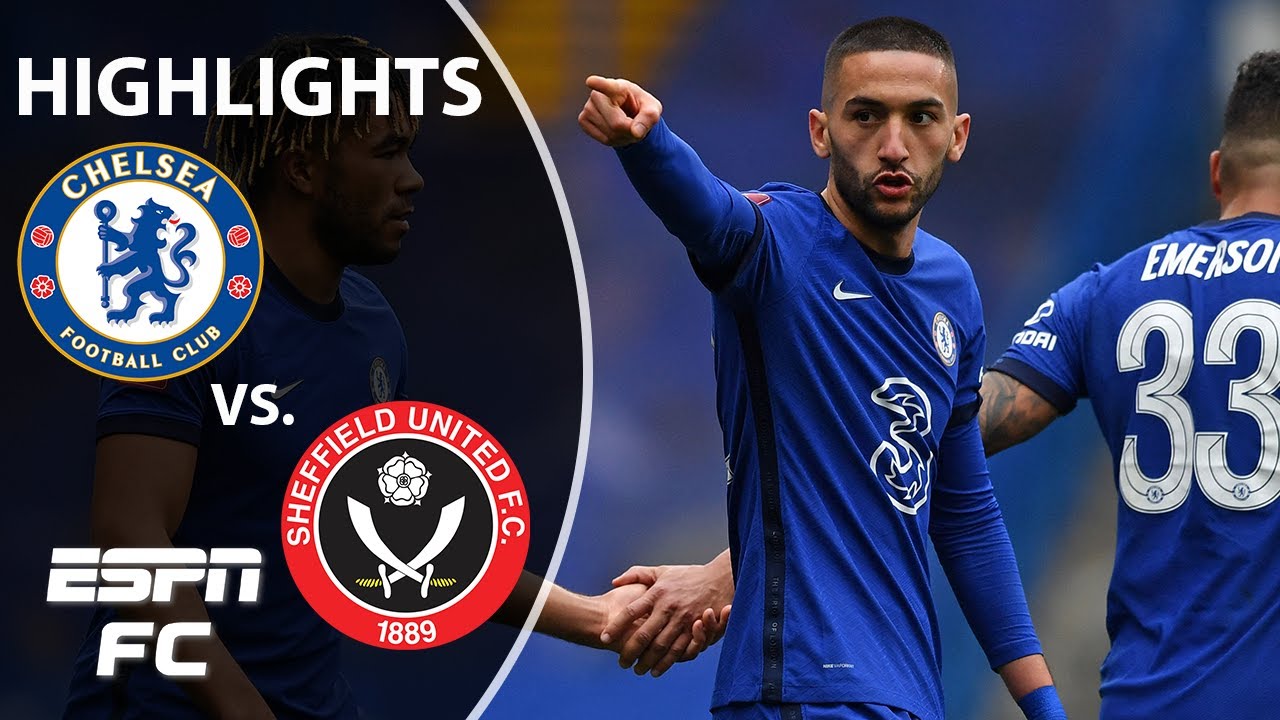 Chelsea vs. Sheffield United: Pulisic flashes skill and Hakim Ziyech ...