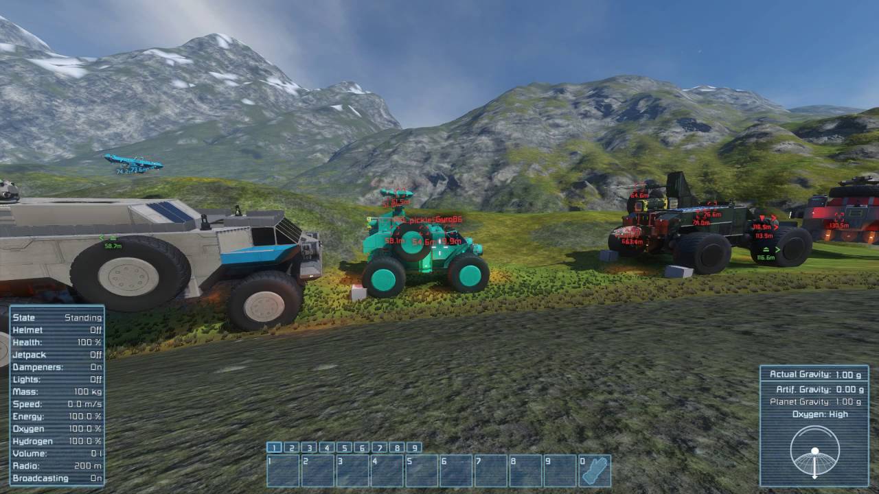 [SPACE ENGINEERS] Live Stream - Off Road Race! - YouTube