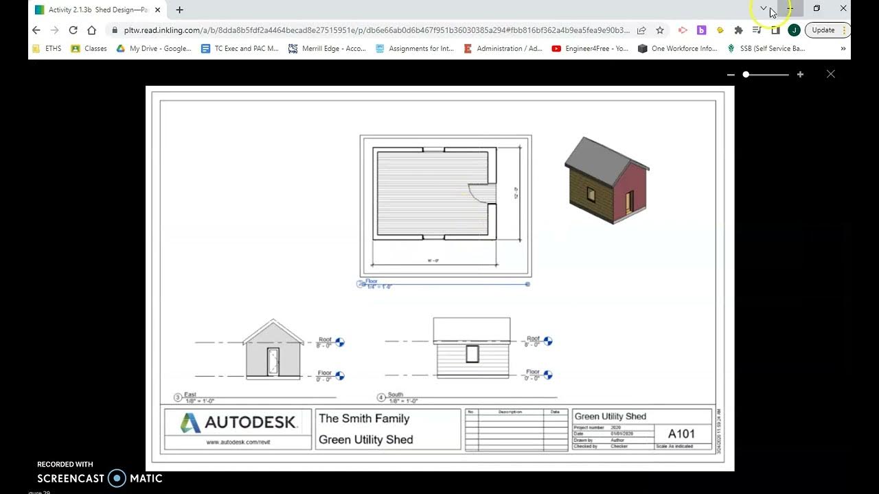 Creating Wall Styles in Revit - Shed Design Activity 2.1.3 Part 1 CEA PLTW - YouTube